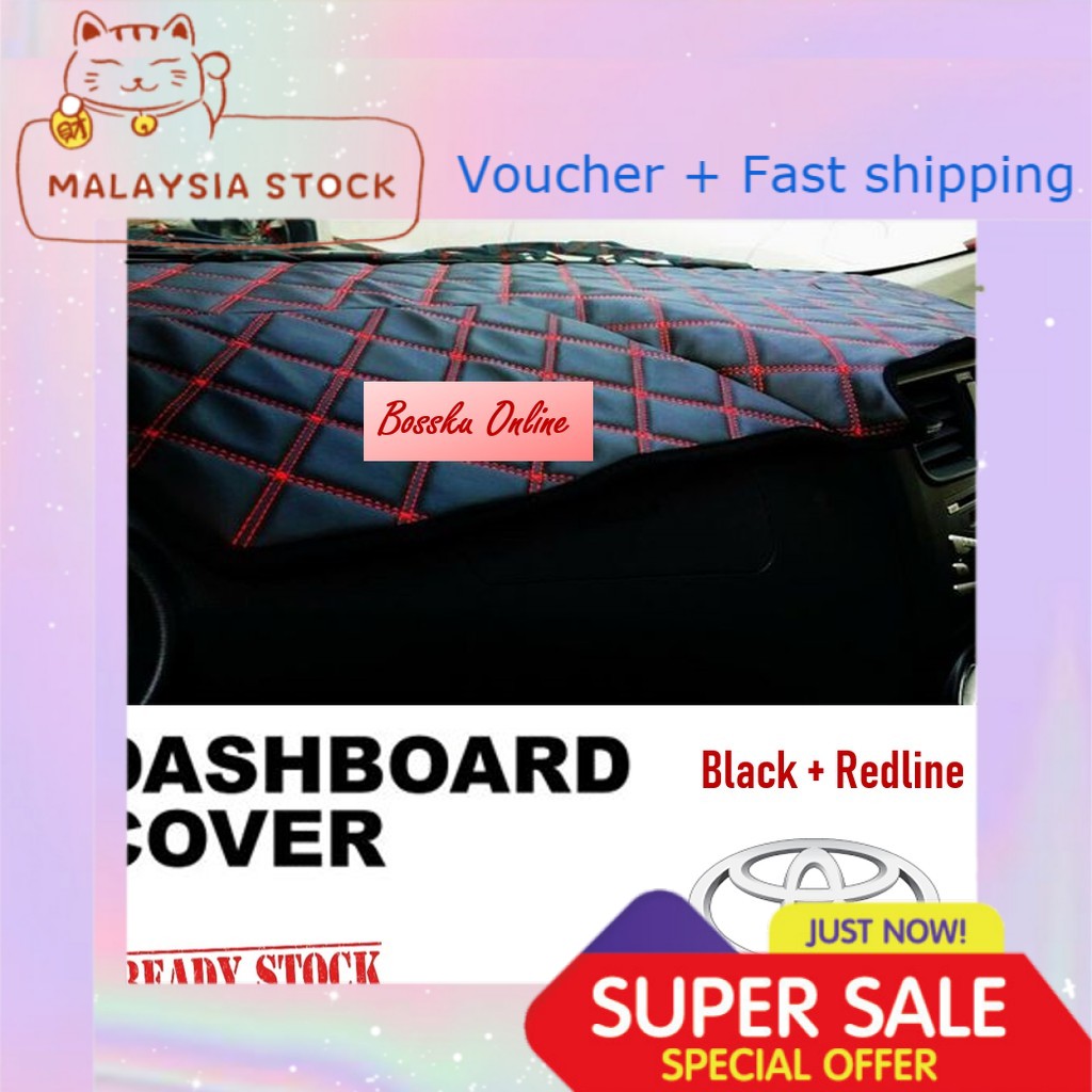 TOYOTA AVANZA INNOVA CAMRY VIOS REVO VIGO Dashboard Cover Black Oem ...