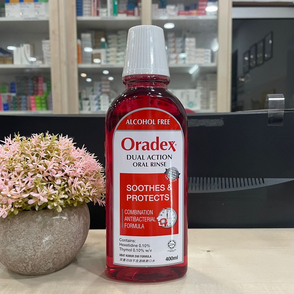 Oradex Mouthwash (Everyday/Antibacterial/Dual Action) 90ML/250ML/750ML | Shopee Malaysia