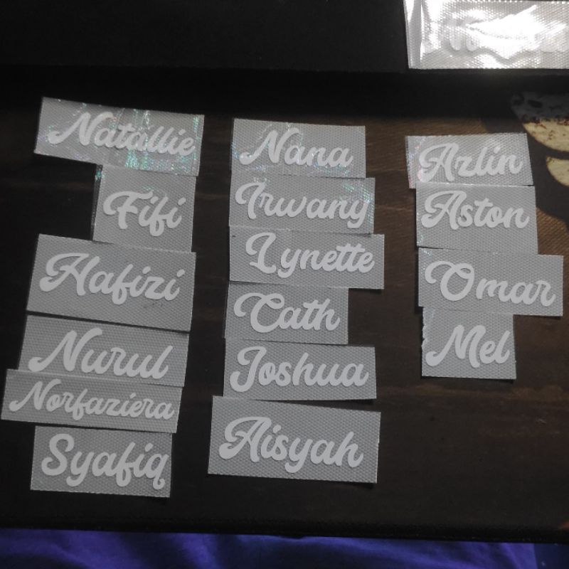 Sticker Name [BUY 1 FREE 1 🔥] (Matte Vinyl Sticker) | Shopee Malaysia