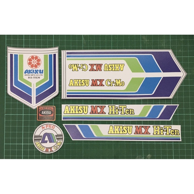Akisu Bmx decal set (reproduction) | Shopee Malaysia