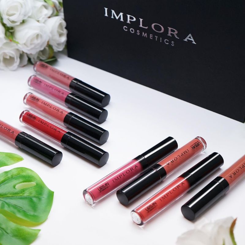 Implora Urban Lip Cream Matte (20 Color Complete) | Shopee Malaysia