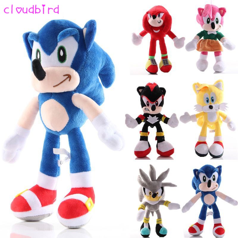 30cm Sonic Plush Doll Toys Blue Shadow Sonic Plush Toy for Kids Cartoon ...