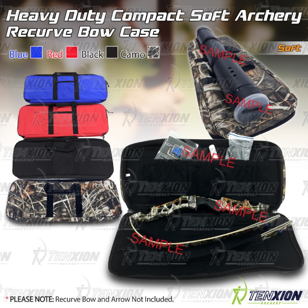 TENXION ARCHERY RECURVE BOW SOFT BAG CASE SARUNG BEG BUSUR ANAK PANAH ...