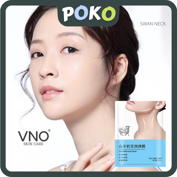 POKO Goat Milk Peptide Yeast Neck Mask Desalination Neck Wrinkle ...
