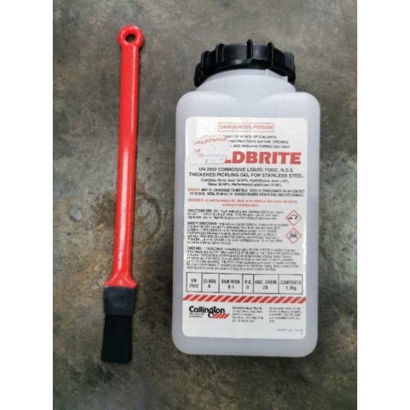 WeldBrite Pickling Paste, Pickling for Stainless Steel Cleaning-1 kg ...