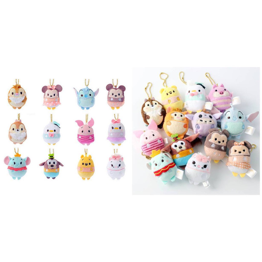 TS0009 POOH GOOFY UFUFY CARTOON PLUSH CHAIN POOH GOOFY KEY CHAIN ...