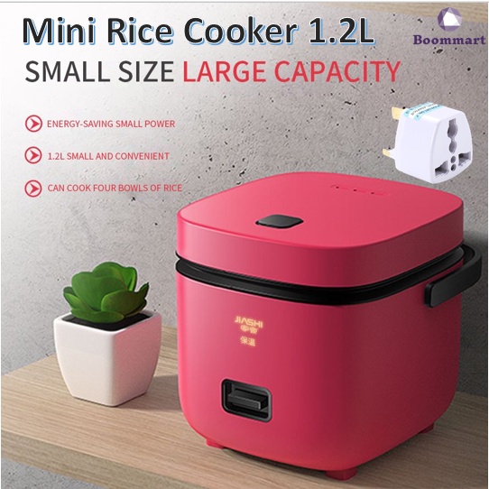 [Ready Stock] Non Stick Mini Rice Cooker Minimalist Design 1.2L ...