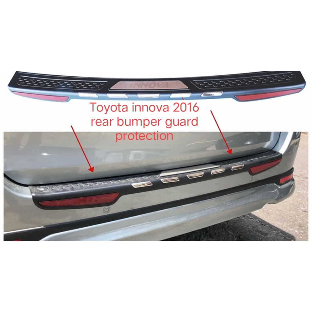 TOYOTA INNOVA 2016 REAR BUMPER GUARD PROTECTION | Shopee Malaysia