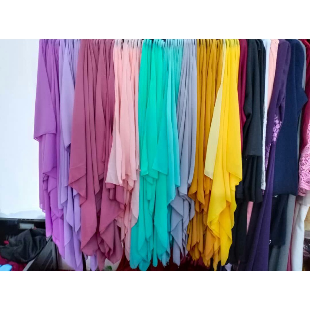 [ Cape Queen ] CAPE PERMAISURI EKSKLUSIF KAIN CHIFFON | Shopee Malaysia