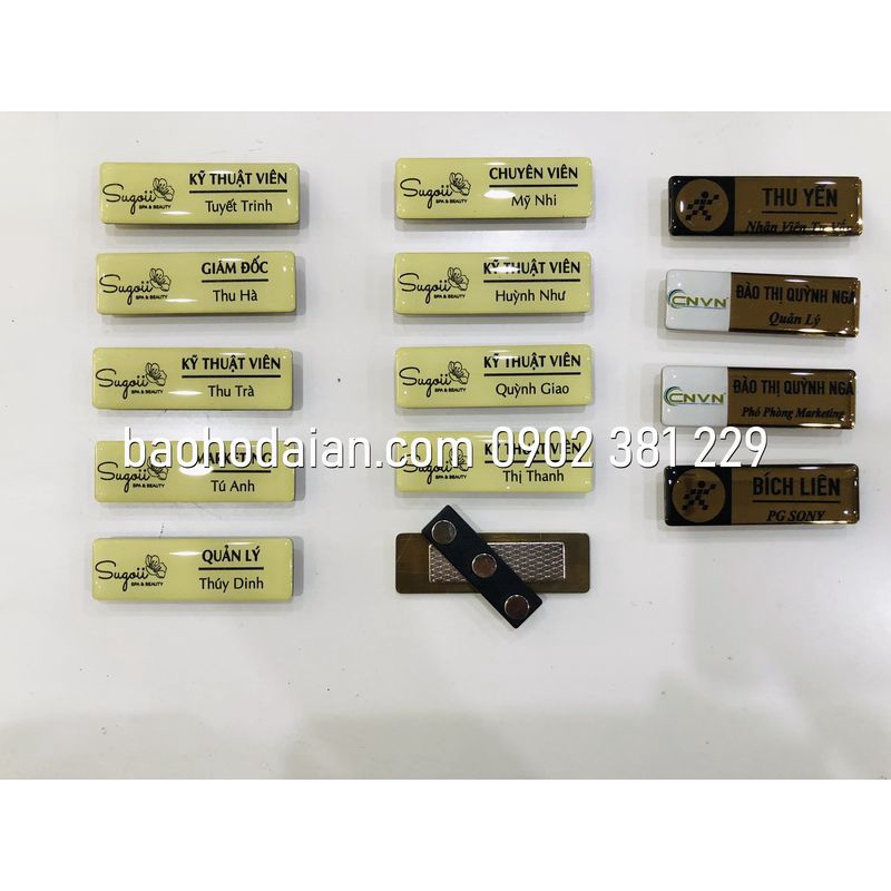 Staff Name Plate With Magnet Base On Request (Received From 2 Tables ...