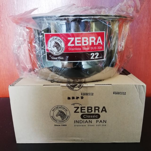 Zebra stainless steel indian pan 22cm | Shopee Malaysia