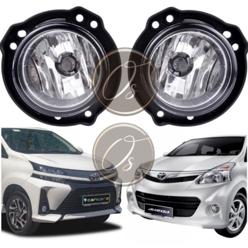 TOYOTA AVANZA 2012 - 2021 Oem Fog Lamp Spot Light (Wiring + Socket ...
