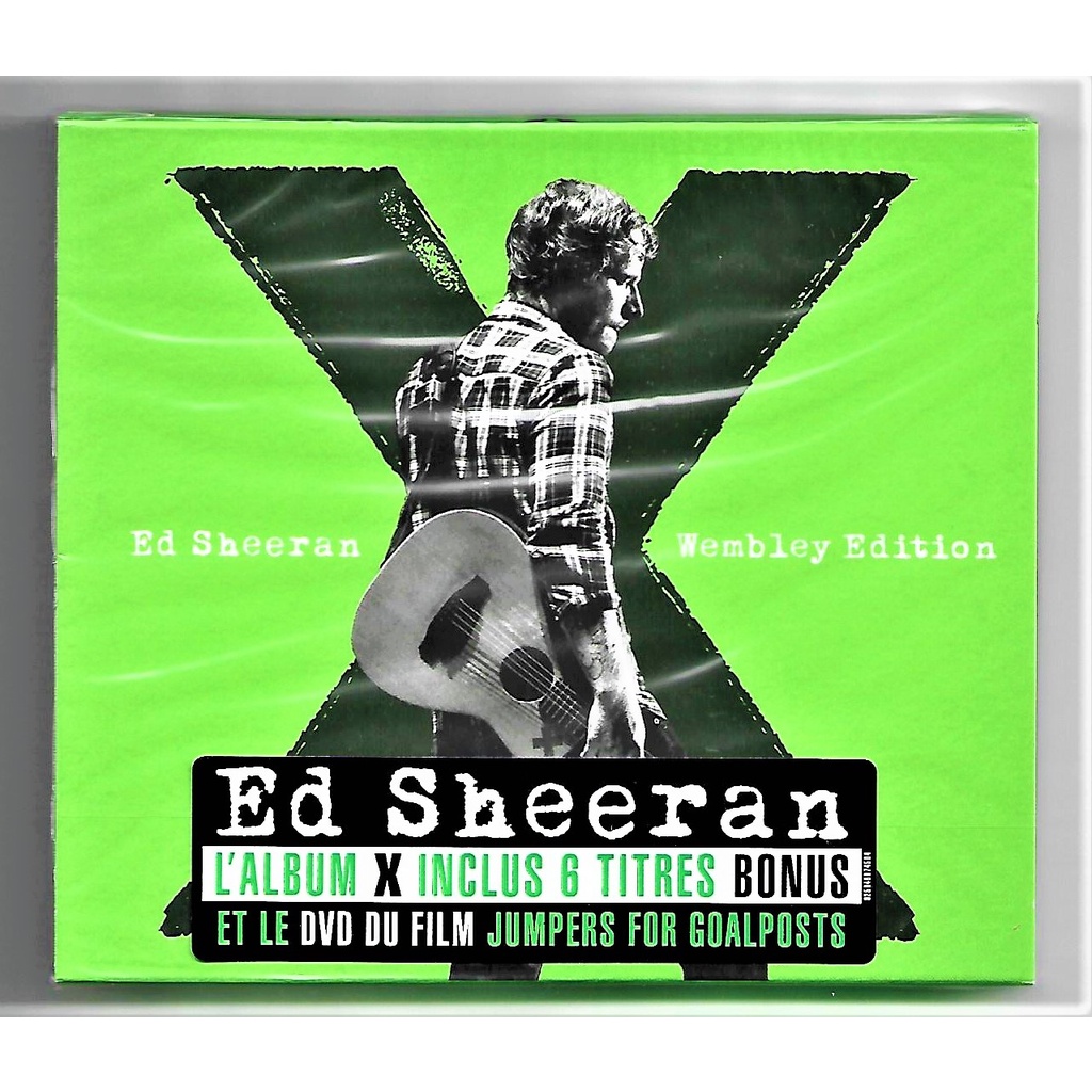 Ed Sheeran - X Wembley Edition ( Imported CD + DVD ) EU Press | Shopee Malaysia
