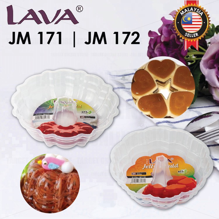 LAVA Jelly Mould JM171 JM172 / Acuan Jeli / Agar-Agar / Puding | Shopee Malaysia