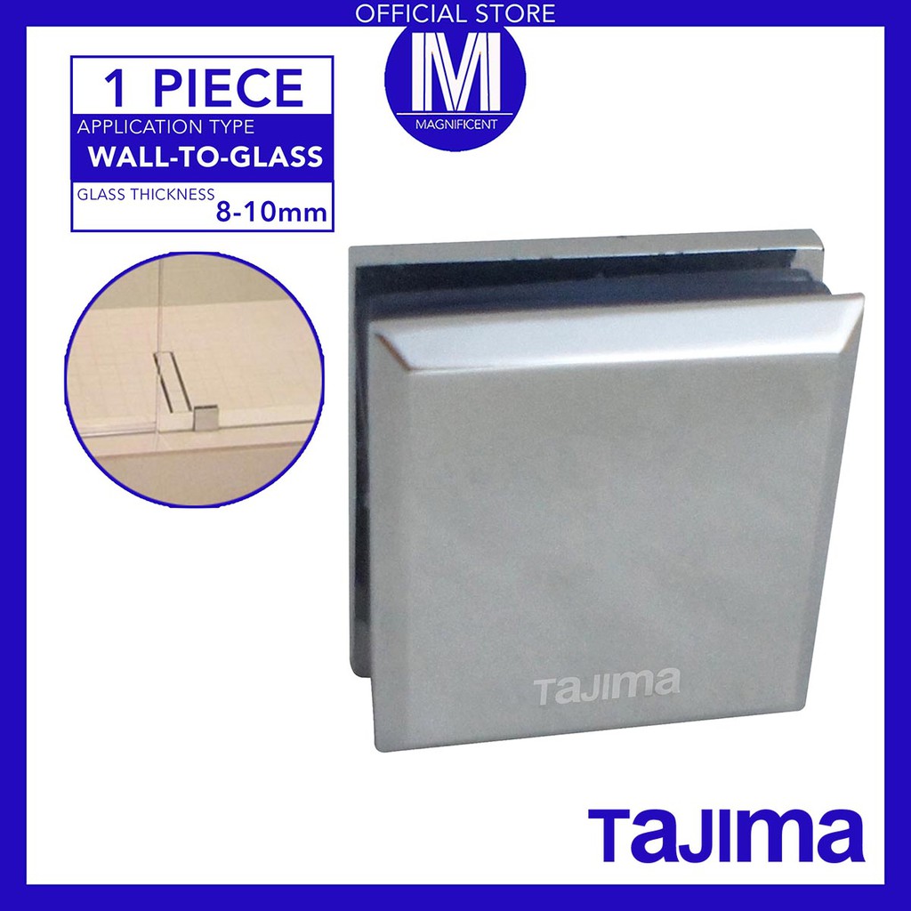 Tajima Fixed Glass Clamp for Wall-to-Glass Application | Shopee Malaysia