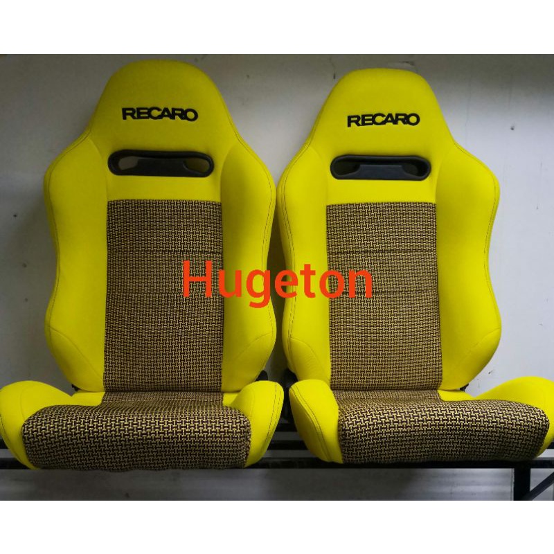 Recaro Sport Semi Bucket Seat Tomcat Yellow | Shopee Malaysia
