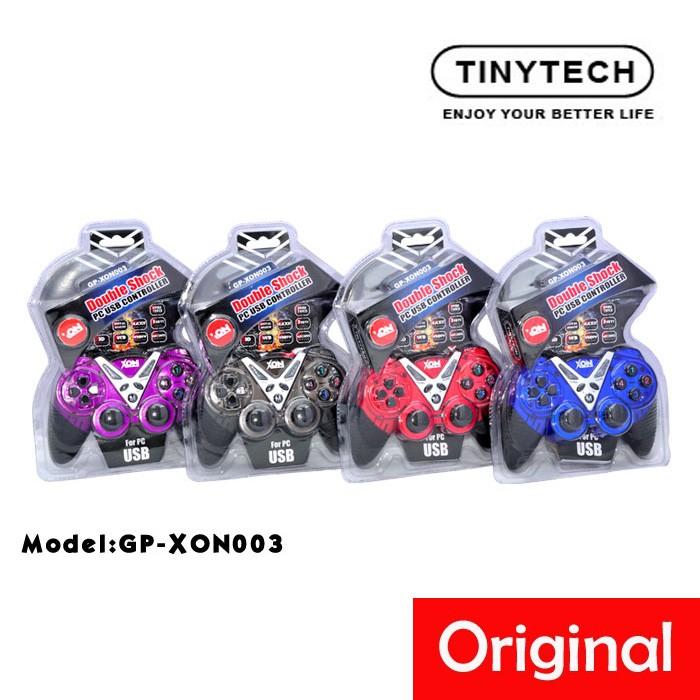 Official Tinytech Gp Xon003 Double Shock Pc Sigle Twin Usb Vibration Controller Shopee Malaysia