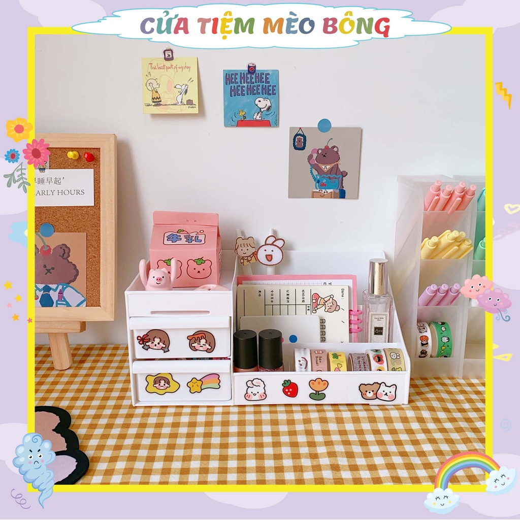 Storage Box, Multi-compartment Desk Shelf, Student Storage Box ...