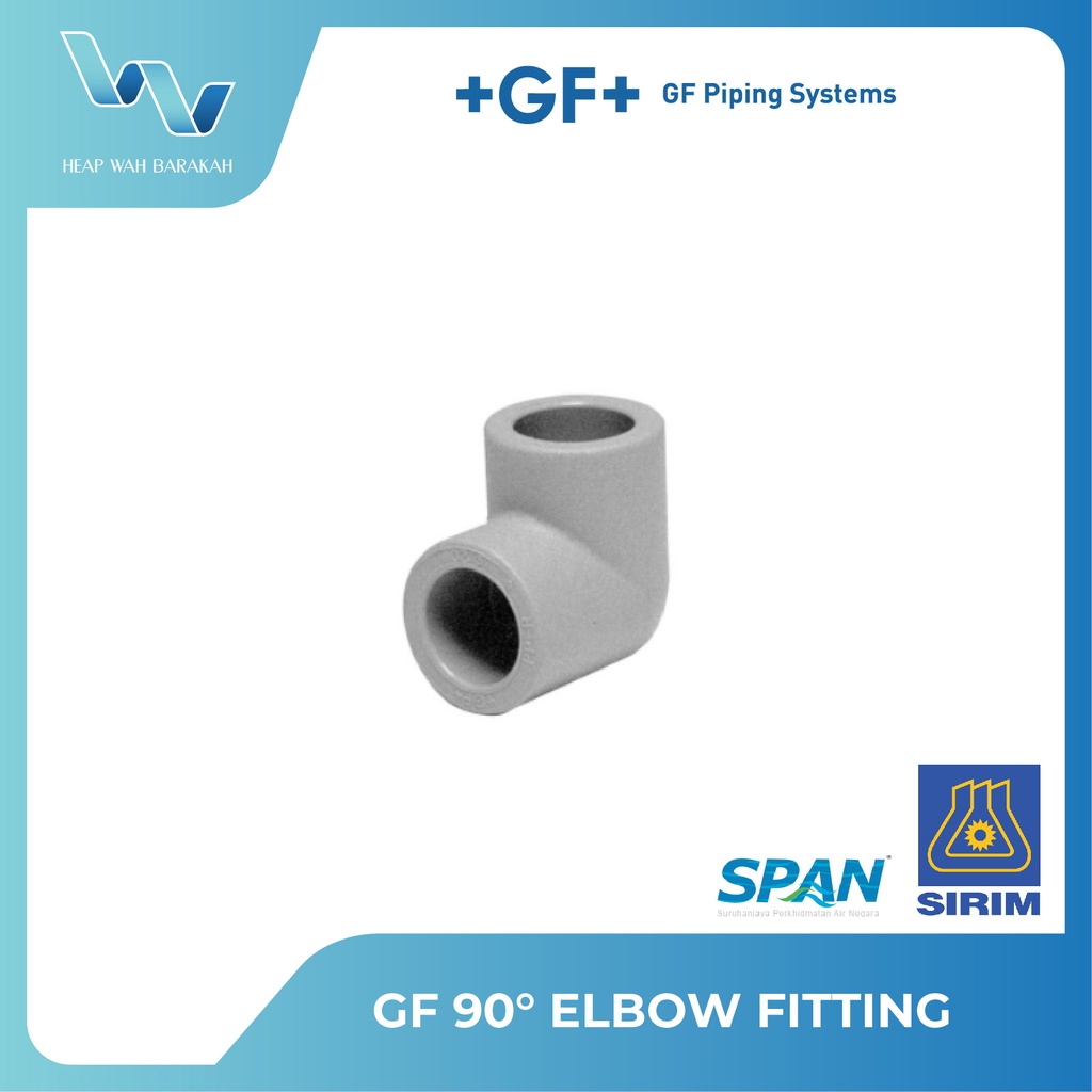 GF PPR 90° ELBOW 20MM - 40MM (GEORG FISHER) (SIRIM CERTIFIED) | Shopee Malaysia