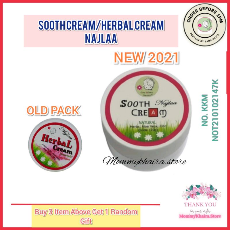 (KRIM AJAIB BABY)Herbal Cream/Sooth Cream Najlaa Baby Skincare Masalah ...