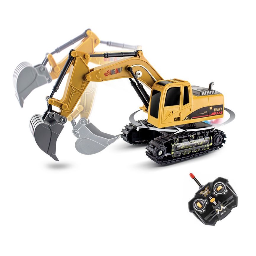 RC Excavator Remote Control Digger Kereta Control Car RC Truck Rc Car ...