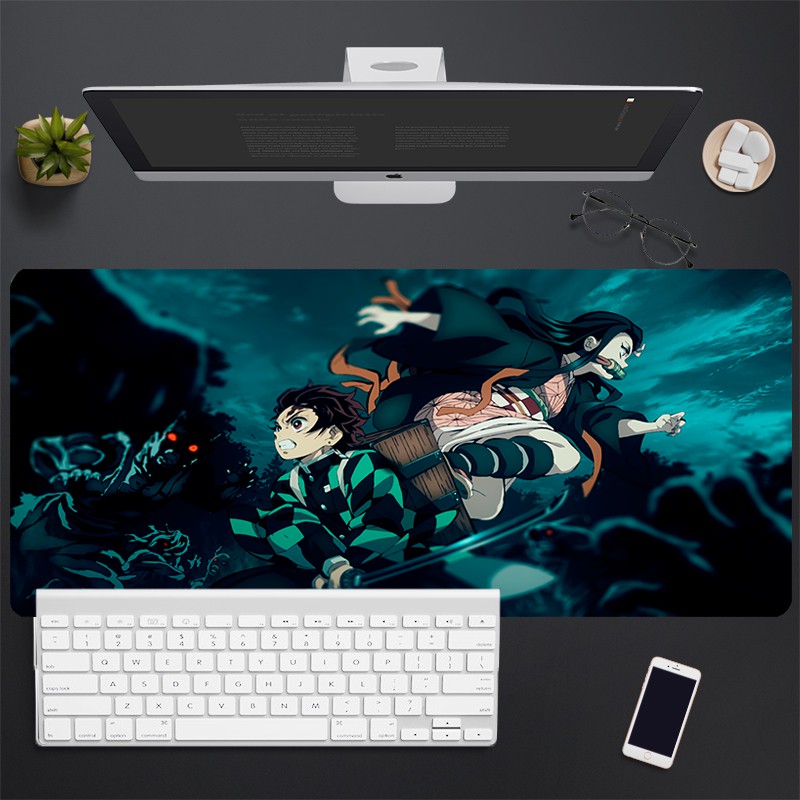 Anime Mouse Pad Demon slayer mouse pad Computer mat Tanjirou Nezuko ...