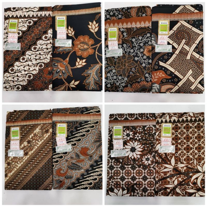 KAIN BATIK PANJANG/BATIK LEPAS INDONESIA MRS KUALITI NO. 1 | Shopee ...