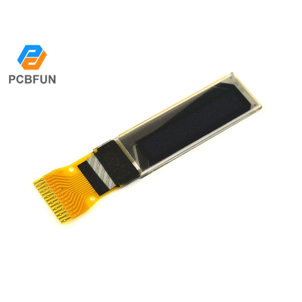 Pcbfun 3.3V 0.69 Inch Monochrome OLED LCD Screen Module 14PIN 96*16 ...