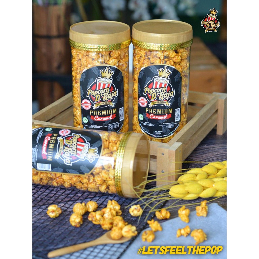 POPCORN D'RAJA (PREMIUM COATED CARAMEL POPCORN) | Shopee Malaysia