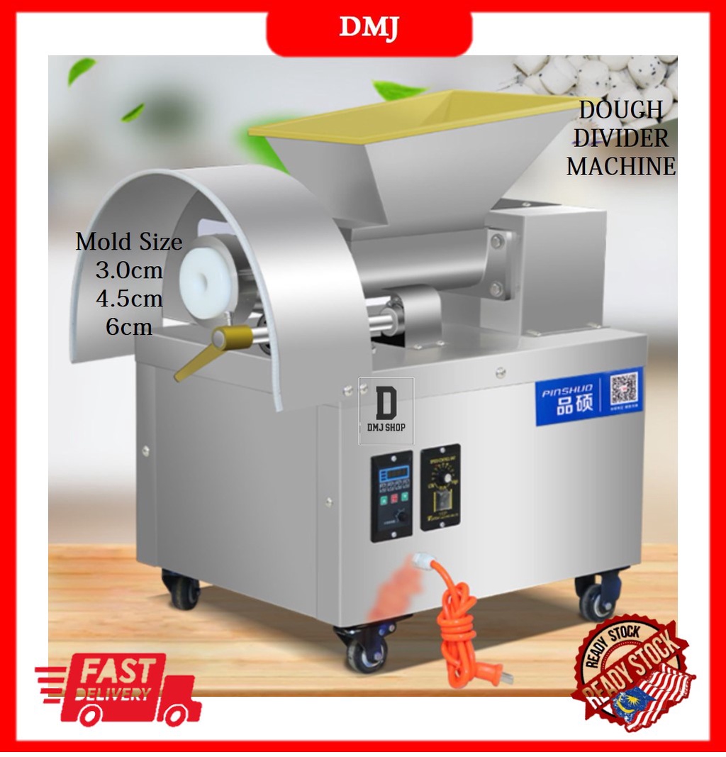 Mesin Pembahagi Doh Roti Canai Bun Capati Automatic Dough Divider ...