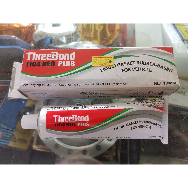 Original Three Bond 1104 NEO Plus Liquid Gasket Gam Gasket Net 100gm ...