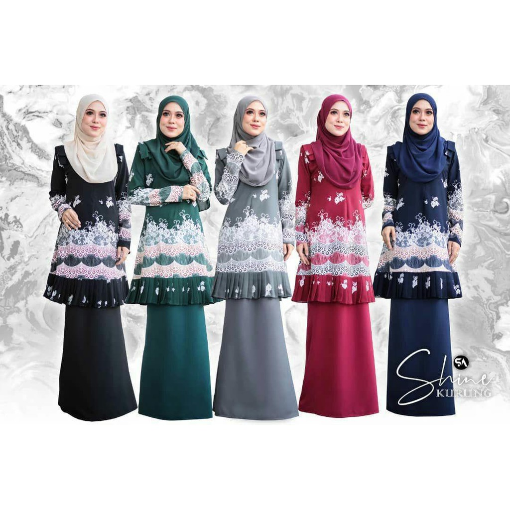 KOLEKSI BAJU RAYA 2020🔥KURUNG SHINE🔥READY STOCK | Shopee Malaysia