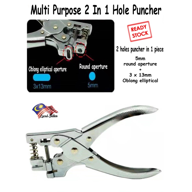 Multi Purpose 2 In 1 Hole Puncher | Shopee Malaysia