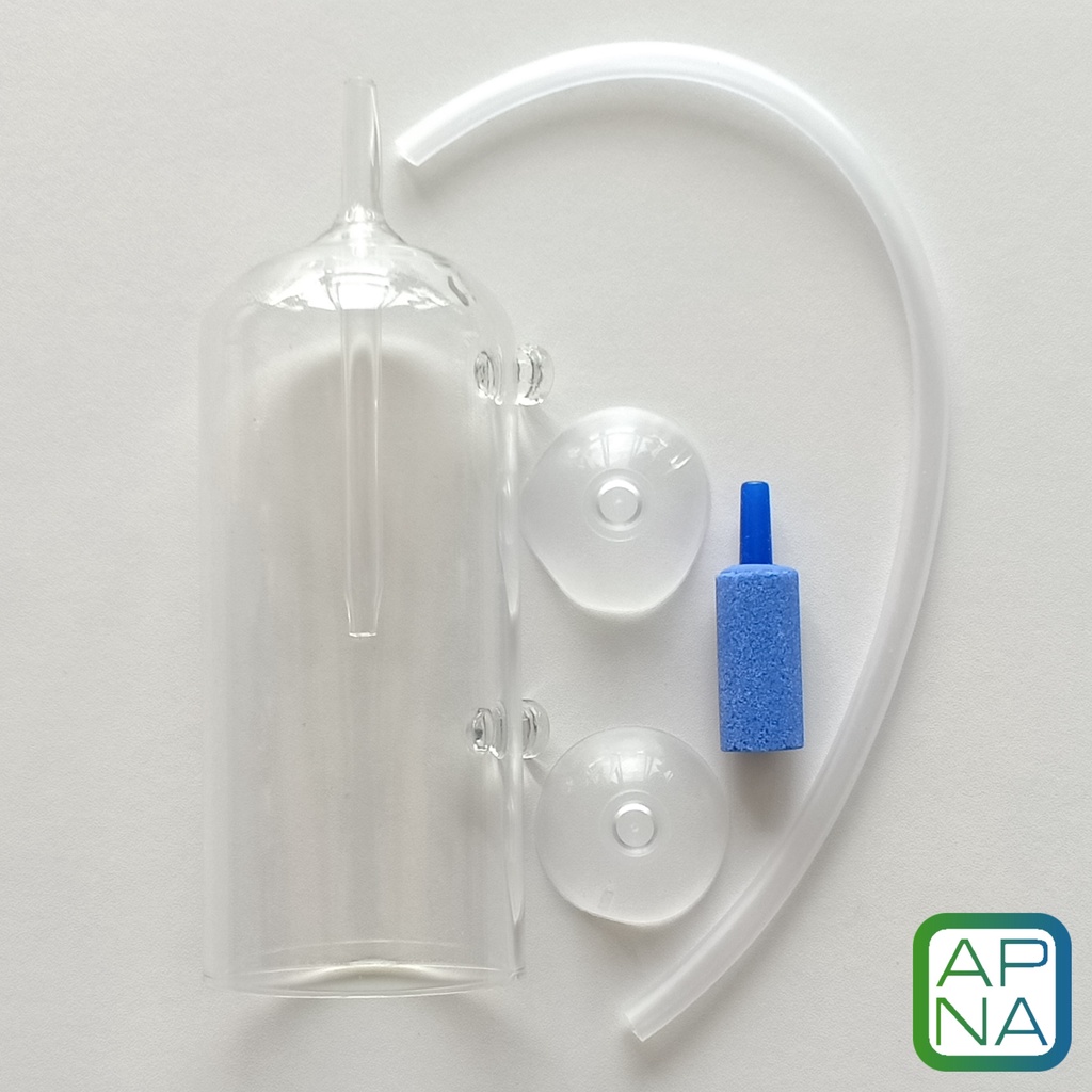 🐟 No Splash Glass Oxygen Diffuser for Aquarium Fish Shrimp Plant Tank ...