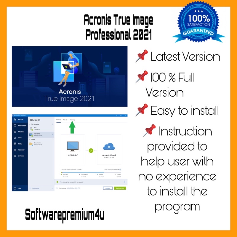 Acronis True Image 2021 Build 35860 | Shopee Malaysia
