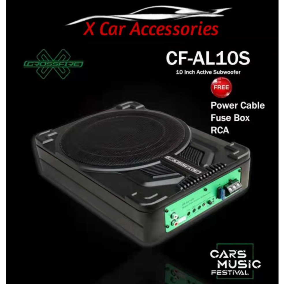 CROSSFIRE ACTIVE SUBWOOFER (10"") AL10S | Shopee Malaysia