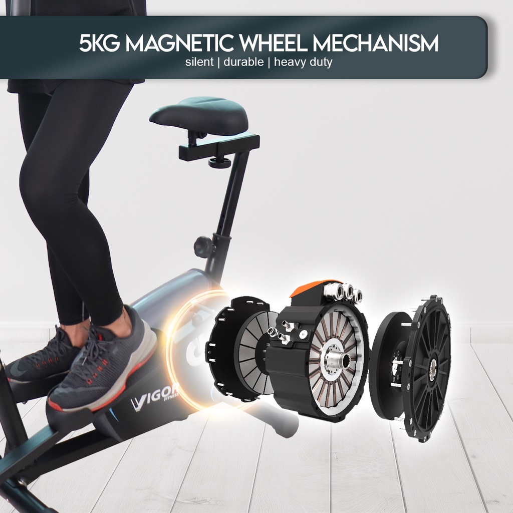 Vigor Fitness Elliptical Bike Cross Trainer Cycling Jogging VF8304H ...