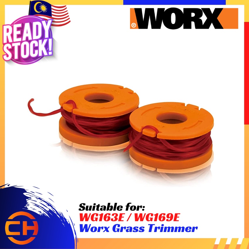 WORX WA0004 Replacement 10-Foot Grass Trimmer/Edger Spool Line ( 2 pcs ...