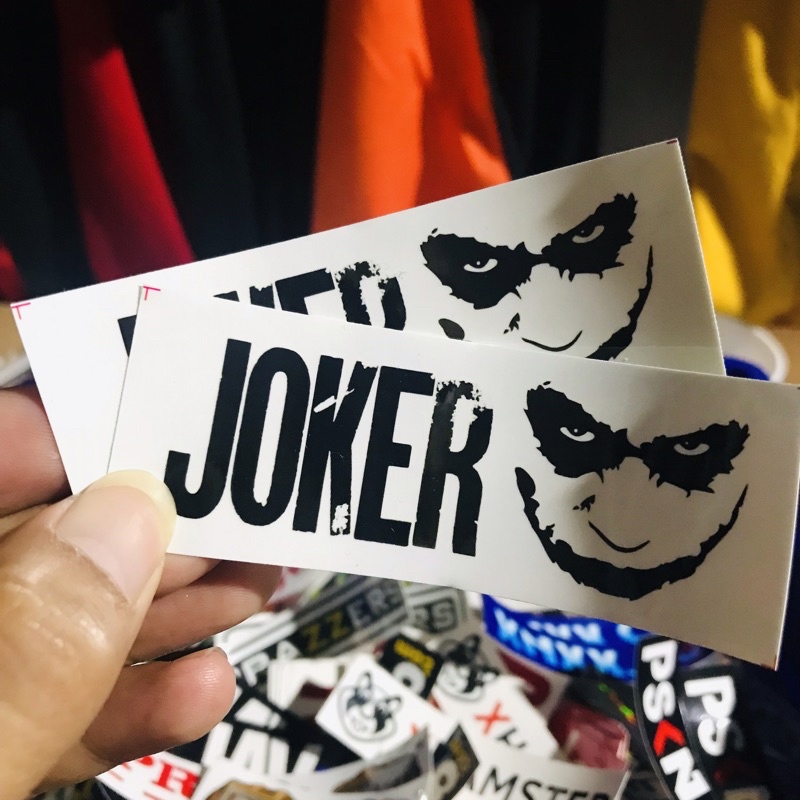 HP Cell Phone Laptop Motorcycle Sticker - Joker Vinyl Waterproof ...