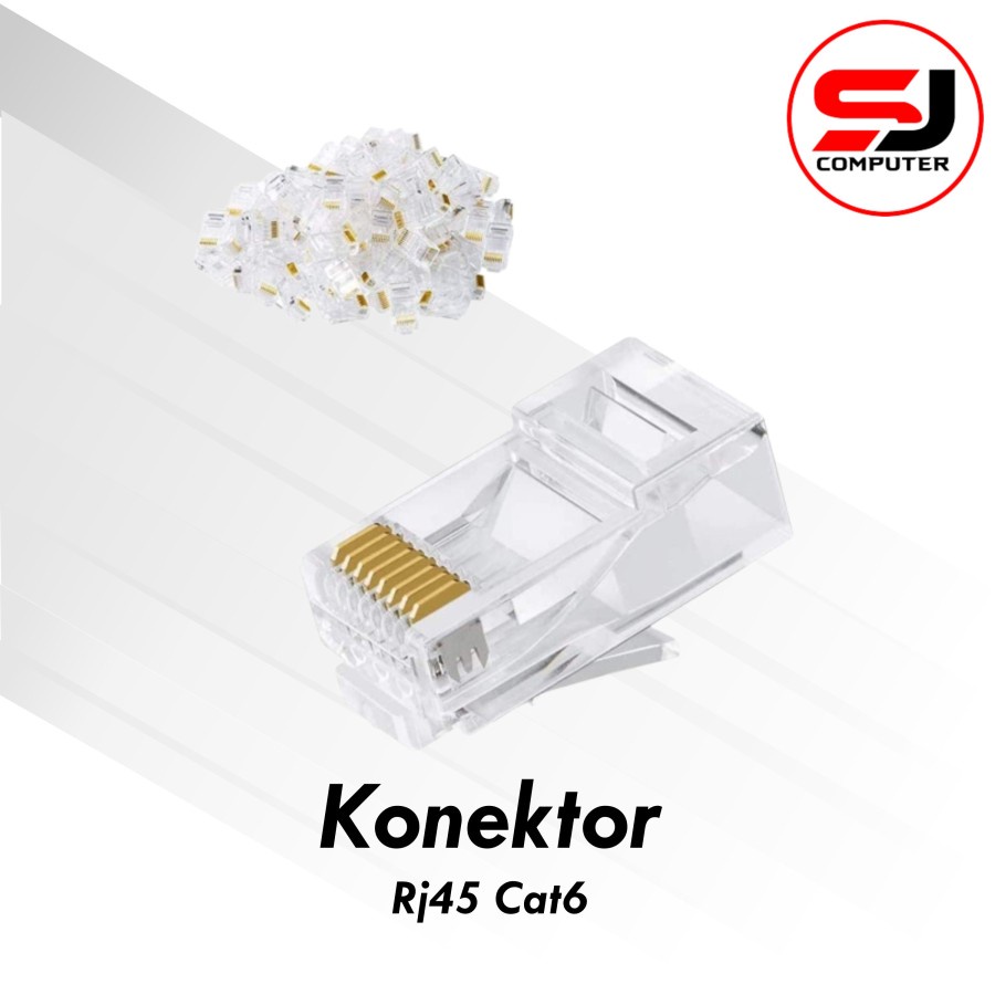 RJ45 LAN CAT6 Connector Cat 6 Connector | Shopee Malaysia