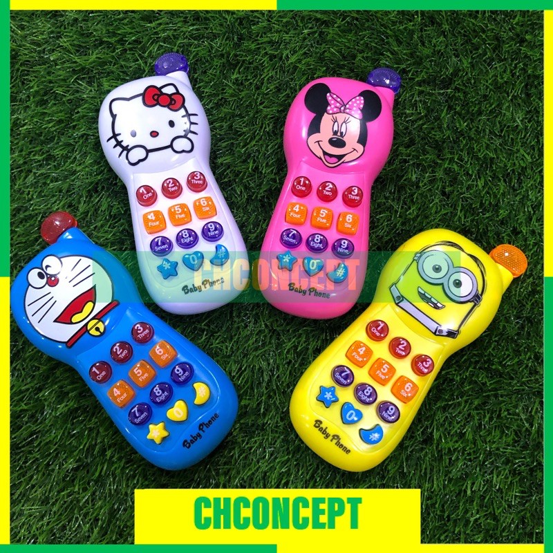 JSM FREE BATTERY CARTOON PHONE SESUAI UNTUK KANAK KANAK Mainan Telefon ...