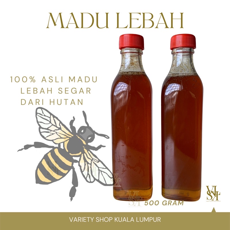 MADU LEBAH ASLI MADU LEBAH HUTAN PURE HONEY | Shopee Malaysia