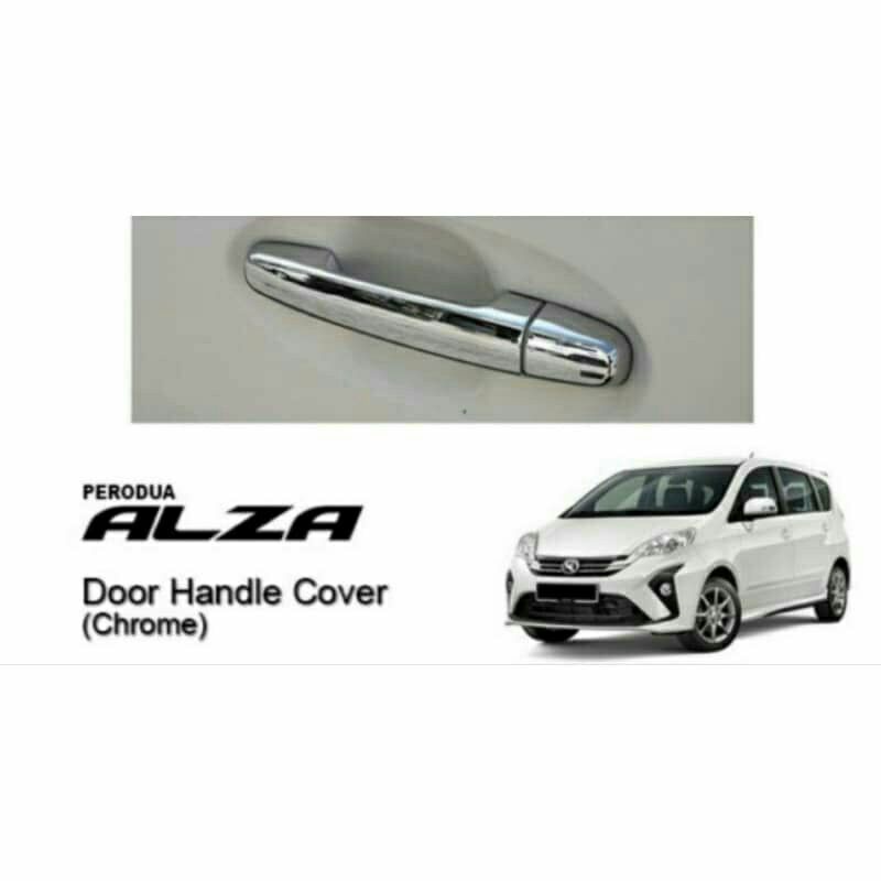 ALZA OEM FULL SET CHROME DOOR HANNDLE | Shopee Malaysia