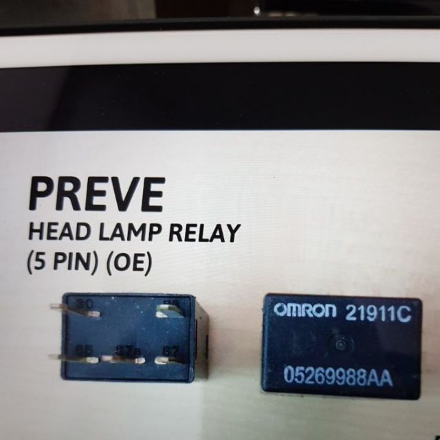 PROTON PREVE HEAD LAMP RELAY (5PIN) | Shopee Malaysia