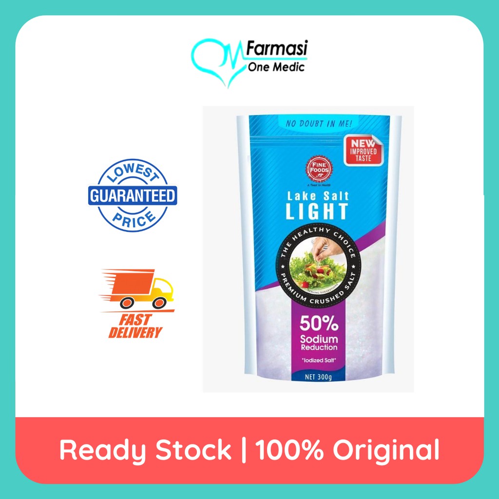 FINEFOOD Lake Salt Light 300G | Shopee Malaysia