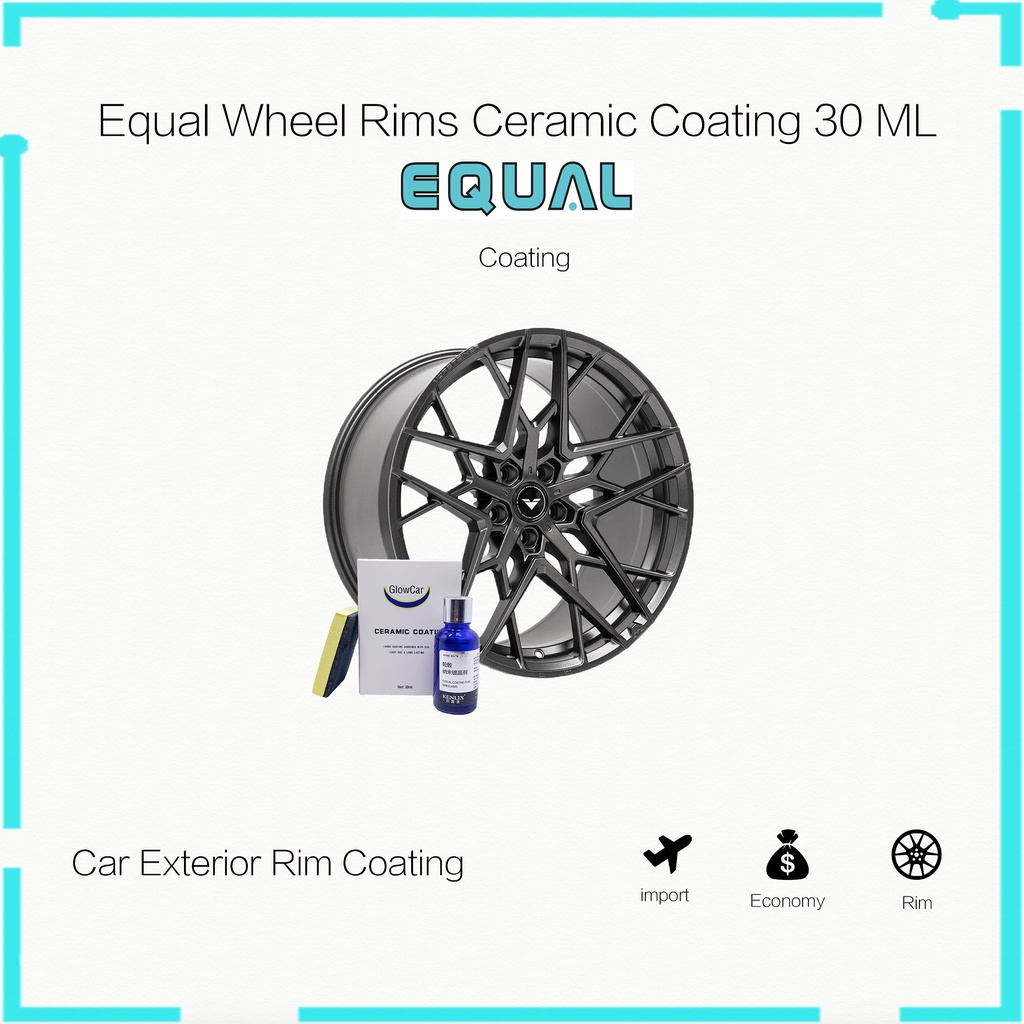Equal Wheel Rims Ceramic Coating 30 ML / 輪轂納米鍍晶劑 | Shopee Malaysia