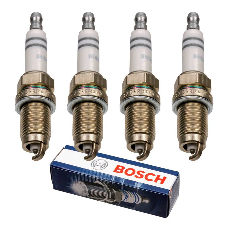 SPARK PLUG SET of 4PCS VW POLO BEETLE VENTO GOLF MK6 JETTA SCIROCCO ...