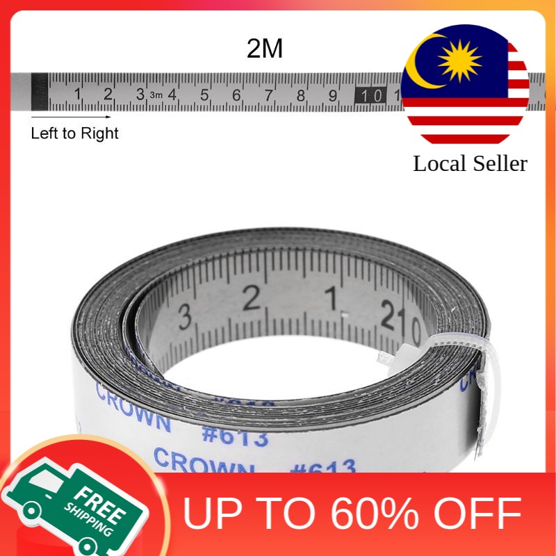 SUP Stainless Steel Miter Track Tape Measure Self Adhesive Metric Scale ...