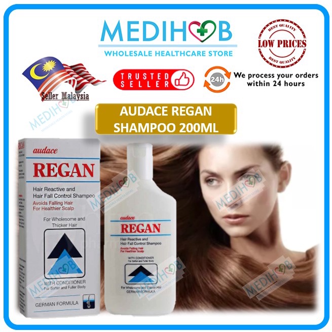 Audace Regan Hair Reactive and Hair Fall Control Shampoo 200ml (EXP07 ...
