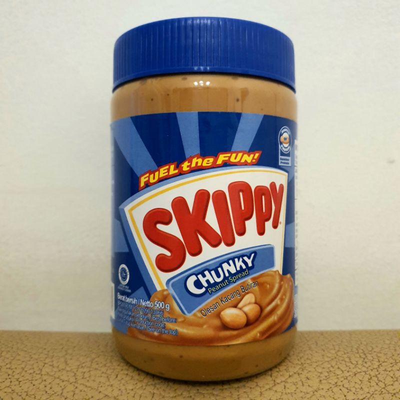 Skippy Chunky Peanut Butter 500gram Coarse Peanut Butter 500gr | Shopee ...